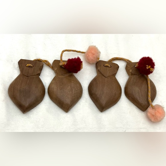 Other | 2 Vintage Cuban Handcarved Wood Castanets Percussion Clappers ...